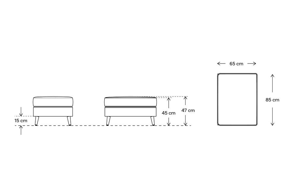 Model 10 Ottoman | Footstools | Retro Ottomans | Swyft
